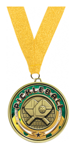 3" Eclipse Insert Medal - Pickleball - TD Exclusive! [MEL1-PKL] – Trophy Depot