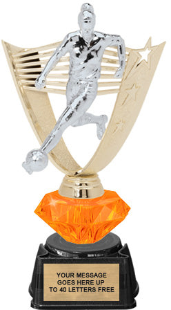 Soccer Female Diamond Riser Victory Backdrop Trophy [TDRRGVYB-9-SCF] – Trophy Depot