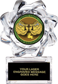 Krystal Clear Sun Ice Award w/ Custom Insert [iXSFC] – Trophy Depot