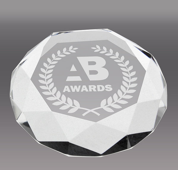 Optical Crystal Paperweight Award [CRP603] – Trophy Depot