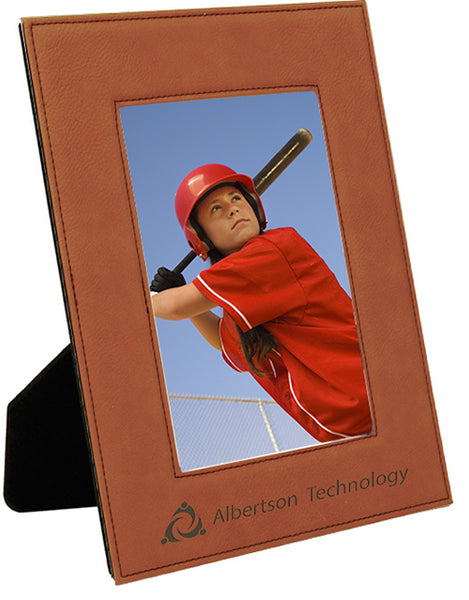 7.75 x 9.75 Rawhide Laserable Leatherette Picture Frame [PLLF57-457 ...