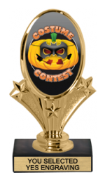 Oval-Shaped Color Insert Trophy [Ti-J75] – Trophy Depot