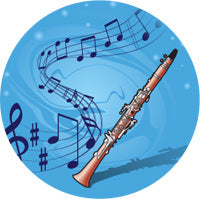 Music- Clarinet Insert [TD-1201] – Trophy Depot