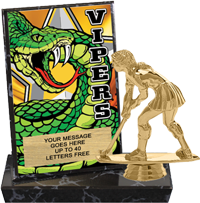 Vipers Mascot Billboard Plaque [PBB6-MSCT-VPR] – Trophy Depot