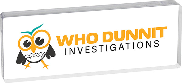 Acrylic Full Color Logo Block- 8x3 inch [ALB-8X3-FC-Q] – Trophy Depot