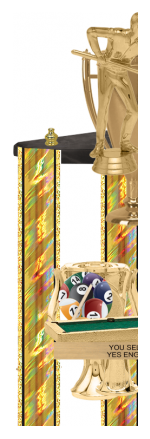 Three-Post Trophy- 24 inch [T3P1Ti24] – Trophy Depot