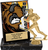 Buffalos Mascot Billboard Plaque [PBB6-MSCT-BUF] – Trophy Depot