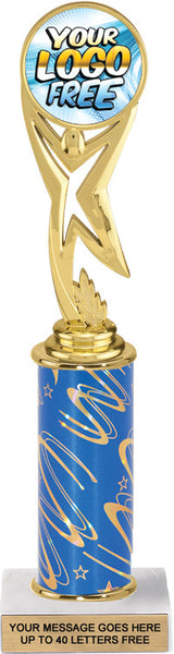 Star Victory Custom Insert Trophy w/ Column [TXi10-J756] – Trophy Depot