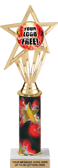 Shooting Star Power Custom Insert Trophy w/ Column [TXi12-J30] – Trophy ...