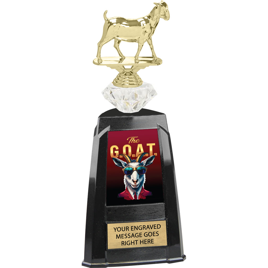 Diamond Riser Tri-Tower G.O.A.T. Trophy - Smoothed Out [TRTWR11-GOAT-4 ...