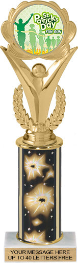 Victory Color Insert Trophy w/ Column [Ti10-J46] – Trophy Depot