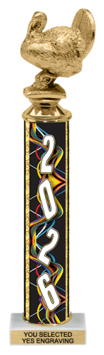 2026 Exclusive Column Trophy - 14 inch [T14-26-Z] – Trophy Depot