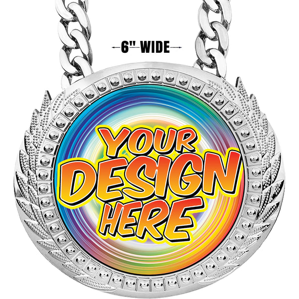 6 inch Custom Champion Chain - Silver [CXCSP-SLV] – Trophy Depot