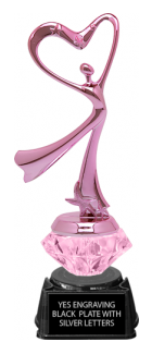 Dance Pink Metallic Trophy on Synthetic Regal Base [TDRPNK8-LOD ...