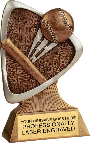 Baseball Triad Resin Trophy [RJTRD-BS] – Trophy Depot