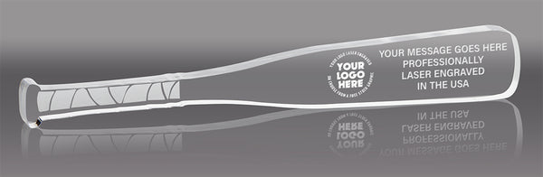 Acrylic Baseball Bat Award - 15 inch [ABAT-BS-15-Q] – Trophy Depot