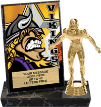 Vikings Mascot Billboard Plaque [PBB6-MSCT-VKG] – Trophy Depot