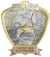 Knowledge Sport Legend Shield Resin Trophy [RSLS-KN] – Trophy Depot