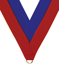 Red & Blue Neck Ribbon [NKRB-2076] – Trophy Depot