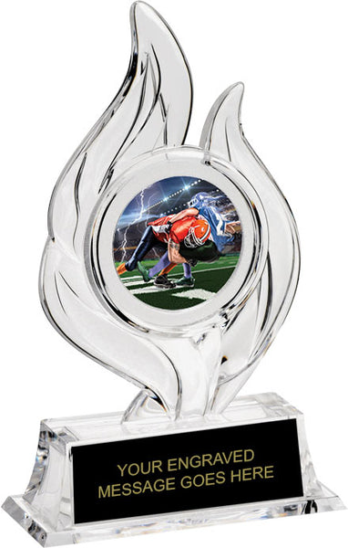 Krystal Flame Insert Trophy [KRSFLM6-CLR] – Trophy Depot