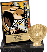 Cougars Mascot Billboard Plaque [PBB6-MSCT-CGR] – Trophy Depot
