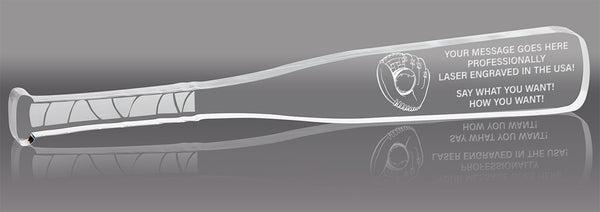 Acrylic Baseball Bat Award - 18 inch [ABAT-BS-18-Q] – Trophy Depot